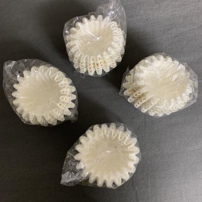China B02 Virgin Wood Pulp Coffee Filter Bowl Paper 185 X 50 Mm For 2 - 4 Cups for sale