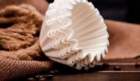 China B01 Virgin Wood Pulp Coffee Filter Bowl Paper For 1 - 2 Cups 155 X 45 Mm 50pcs for sale