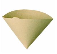 China Wood Pulp Fabric Coffee Filter Eco Friendly V60 Cone Shape Paper 100*147 MM for sale