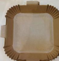 China Cooking Disposable Square Air Fryer Parchment Paper Non Stick Waterproof for sale