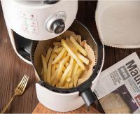 China Disposable Square Parchment Air Fryer Paper Liners Food Grade Nonstick for sale