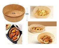 China Disposable Square Parchment Air Fryer Paper Liners Food Grade Nonstick for sale