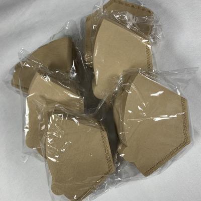China Unbleached All Natural Compostable Coffee Filters # 4 Cone Shaped for sale
