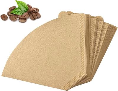 China Disposable Number 4 Cone Coffee Filters Paper For 8 - 12 Cup Coffee Makers for sale
