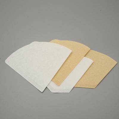 China OEM ODM Acceptable V Cone Shaped Coffee Paper Filter For 1 - 4 Cups 100 Sheets for sale