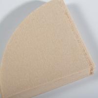 China Disposable V Shaped Coffee Filter Paper Hand Drip Coffee Filter Paper And Storage Holder for sale