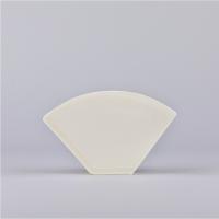 China Wood Pulp Disposable Cone Coffee Filter Paper Size 4 White Cone Shaped Filter for sale