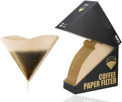 China V60 Disposable Cone Coffee Filters – Eco-Friendly Paper Pads for 3-4 Cups Drip Brewing for sale