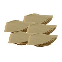 China Food Grade Natural Wood Pulp Organic Unbleached Coffee Filters 17cm Cone for sale