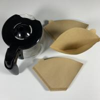 China Cone Shaped Pour Over Coffee Maker Coffee Filter Paper Food Grade for sale