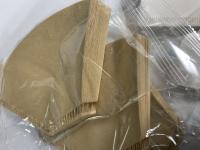 China OEM Abaca Disposable Cone Pour Over Cone Coffee Filter for sale