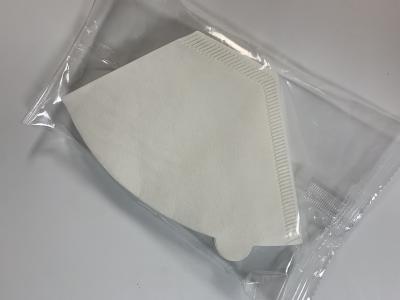 China Bleached Paper Cone Style Coffee Filters Wood Pulp for sale