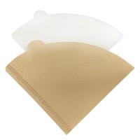 China Wooden Hand Brewed Coffee Filter Paper Acrylic Cover Dust Proof Cone Frame V60 for sale