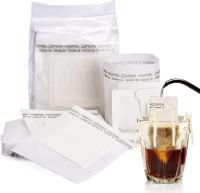 China Food Grade Portable Three Side Sealed Drip Coffee Filter Bags Hanging Ear for sale