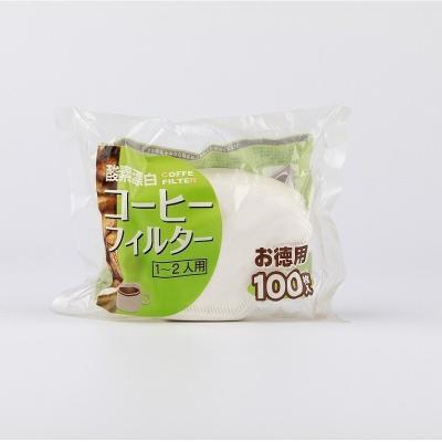 China Cone Shape Disposable Portable Drip Coffee Filter Paper For Coffee for sale