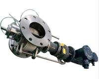 China Chain Drive Hygienic Stainless Steel Rotary Airlock Valve 6 Inches For Dust Collector OEM for sale