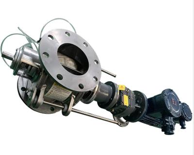 China Chain Drive Hygienic Stainless Steel Rotary Airlock Valve 6 Inches For Dust Collector OEM for sale