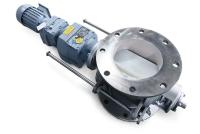 China Chain Drive Hygienic Stainless Steel Rotary Airlock Valve 6 Inches For Dust Collector OEM for sale