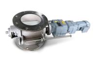 China Chain Drive Hygienic Stainless Steel Rotary Airlock Valve 6 Inches For Dust Collector OEM for sale