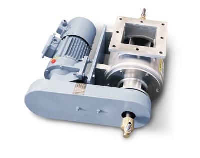 China Square  Outlet  Stainless Steel Water Cooling Rotary Airlock Valve High Temperature for sale