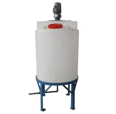 China Rotational Poly Mixing Tanks 100 Gallon Mixing Tank With Agitator for sale