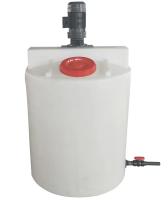 China Rotational Poly Mixing Tanks 100 Gallon Mixing Tank With Agitator for sale
