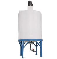 China Rotational Poly Mixing Tanks 100 Gallon Mixing Tank With Agitator for sale