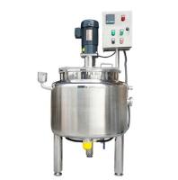 China Electric Heating  SS316L Homogenizer Stainless Steel Mixing Vat Tank With Agitator 100L for sale