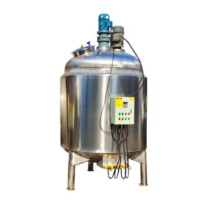 China Soap Emulsifying Homogenizer Shampoo Stainless Steel Mixing Tank With Agitator 1000L for sale