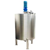 China Liquid Blending Ss Mixing Tank Electric Heating Jacketed Mixing Tank 220V - 480V for sale