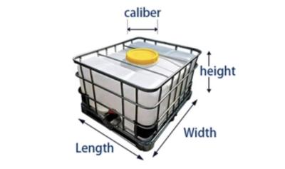 China HDPE Ibc Tote Water Tank Vessel For Waste Water Storage 1000Litre Ibc Tanks for sale