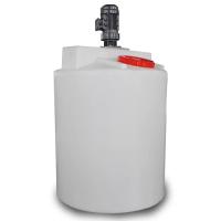 China PE 1000L Plastic Mixing Tank With Agitator For Mixing Water With 1.5HP for sale