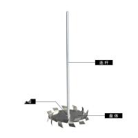 China 0.37kw 220v Electric Paddle IBC Tank Mixer Chemical Liquid Propeller Ibc Tank Stirrer for sale