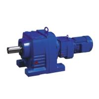 China 380volt Inline Helical Gear Reducer Servo Motor 2HP 600rpm-1800rpm Heli Bevel Gearbox for sale