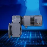 China ISO9001 750rpm-1500rpm Hollow Shaft Helical Gear Reducer With Motor for sale