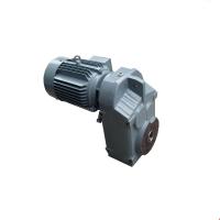 China ISO9001 750rpm-1500rpm Hollow Shaft Helical Gear Reducer With Motor for sale