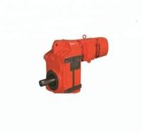 China ISO9001 750rpm-1500rpm Hollow Shaft Helical Gear Reducer With Motor for sale