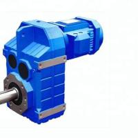 China ISO9001 750rpm-1500rpm Hollow Shaft Helical Gear Reducer With Motor for sale
