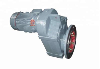 China Multiplier Helical Bevel Gearbox 4KW With Flange Hollow Shaft Solid Shaft for sale
