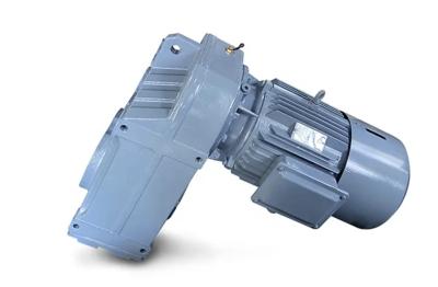China Low Noise Boat Marine Helical Bevel Gear Unit Hollow Shaft Motor Worm Gearbox for sale