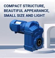 China Low Noise Boat Marine Helical Bevel Gear Unit Hollow Shaft Motor Worm Gearbox for sale