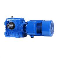 China 1450rpm Transmission Speed Reduction Helical Gear Reducer Gearmotor Parallel Shaft for sale