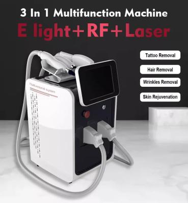 China 3 In 1 RF Nd Yag OPT Machine for Hair Removal And Skin Rejuvenation for sale