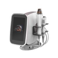 China Portable Gold Rf Fractional Microneedle Machine Face Lifting Wrinkle Removal Device Skin Tightening With Cold Hammer for sale