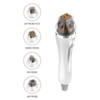 China Portable Gold Rf Fractional Microneedle Machine Face Lifting Wrinkle Removal Device Skin Tightening With Cold Hammer for sale