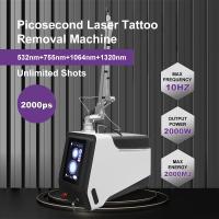 China Portable Professional Picolaser Nd Yag Pico Second 755 nm Picosecond Laser Tattoo Removal Machine for sale