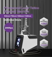 China Super Picosecond Picolaser Tatoo Remover Q Switched Pico Second Laser Tattoo Removal Machine for sale