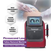 China Portable Nd Yag Picolaser Tatoo Remover Q Switch Picosecond Pico Laser Tattoo Removal Machine for sale