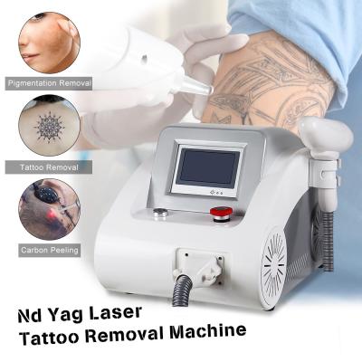 China Q Switch Nd Yag Laser Tatoo Remover Qswitch 3 Wave Carbon Peeling Tattoo Removal Machine for sale