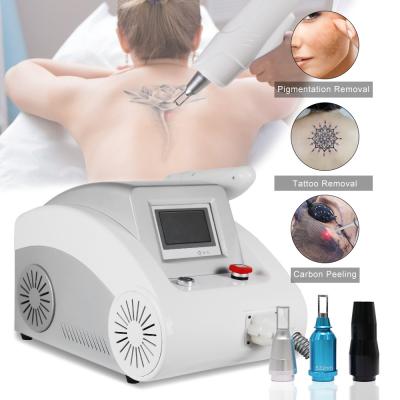 China Q-Switched Nd Yag Laser 1064 1320 532 nm Tattoo Removal Carbon Peeling Beauty Machine Portable for sale